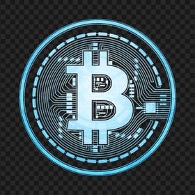 HD Black Bitcoin Crypto Blockchain Coin Icon PNG | Citypng