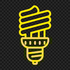 HD Yellow Glowing Bulb Idea Clipart Icon PNG | Citypng