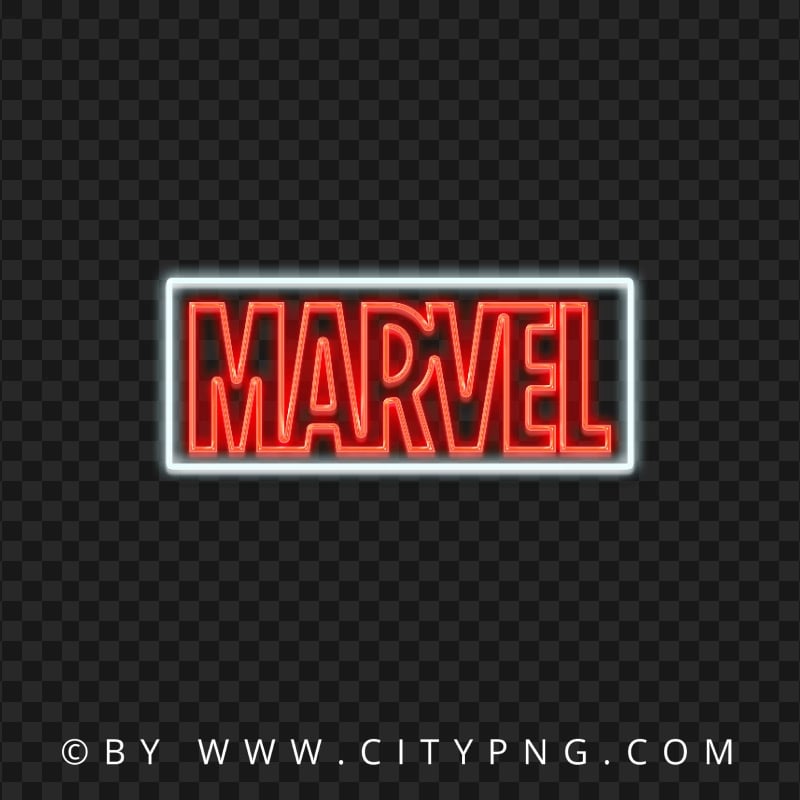 HD Marvel Neon Logo Transparent PNG | Citypng