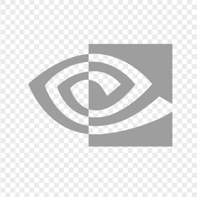 Nvidia Eye Gray Logo Icon PNG | Citypng