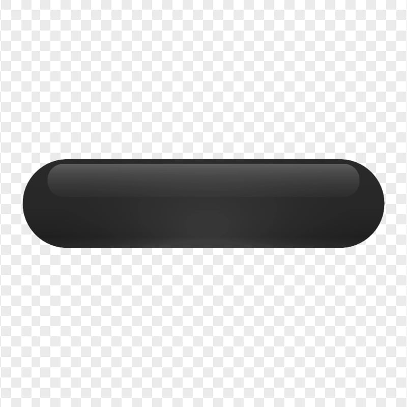 Transparent HD Black Glossy Button | Citypng