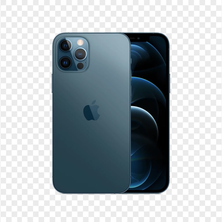 HD Pacific Blue Apple iPhone 12 Pro & Pro Max PNG | Citypng