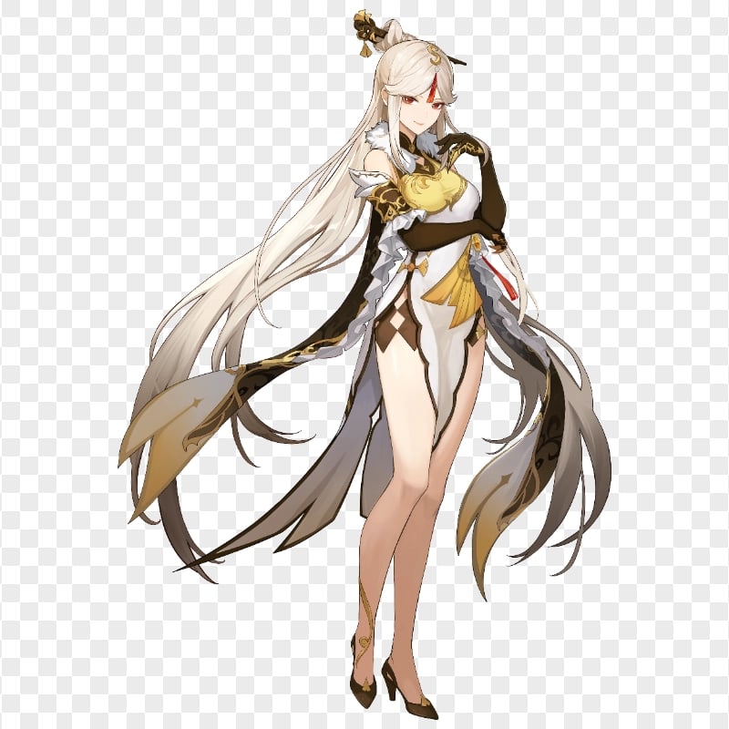 HD Standing Ningguang Character Genshin Impact PNG | Citypng