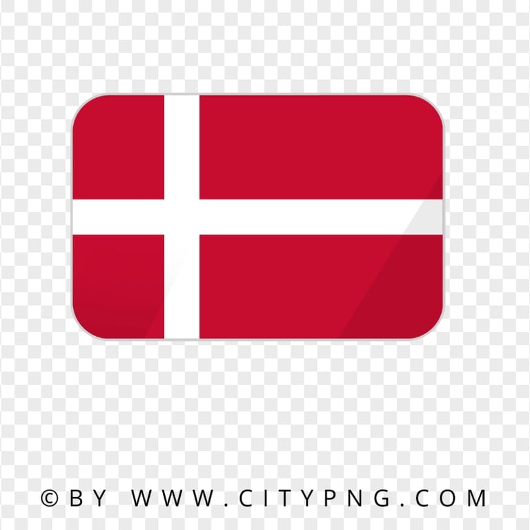 Denmark Flag On 3D Star Transparent Background | Citypng