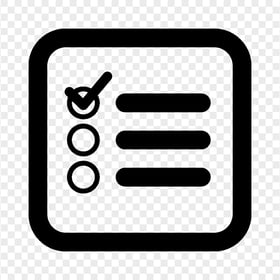 Checklist Icon Transparent Background | Citypng