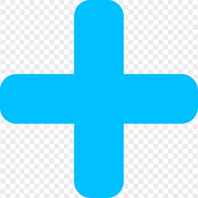 Add Insert Blue Icon Symbol Download PNG | Citypng