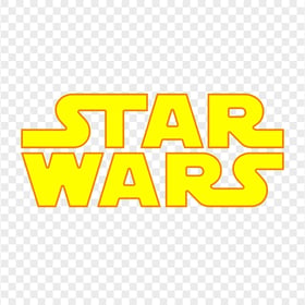 HD Yellow Star Wars Logo PNG | Citypng
