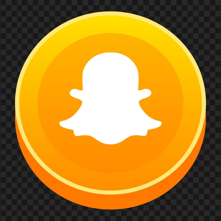 HD Snapchat 3D Round Logo Icon Illustration PNG Image | Citypng