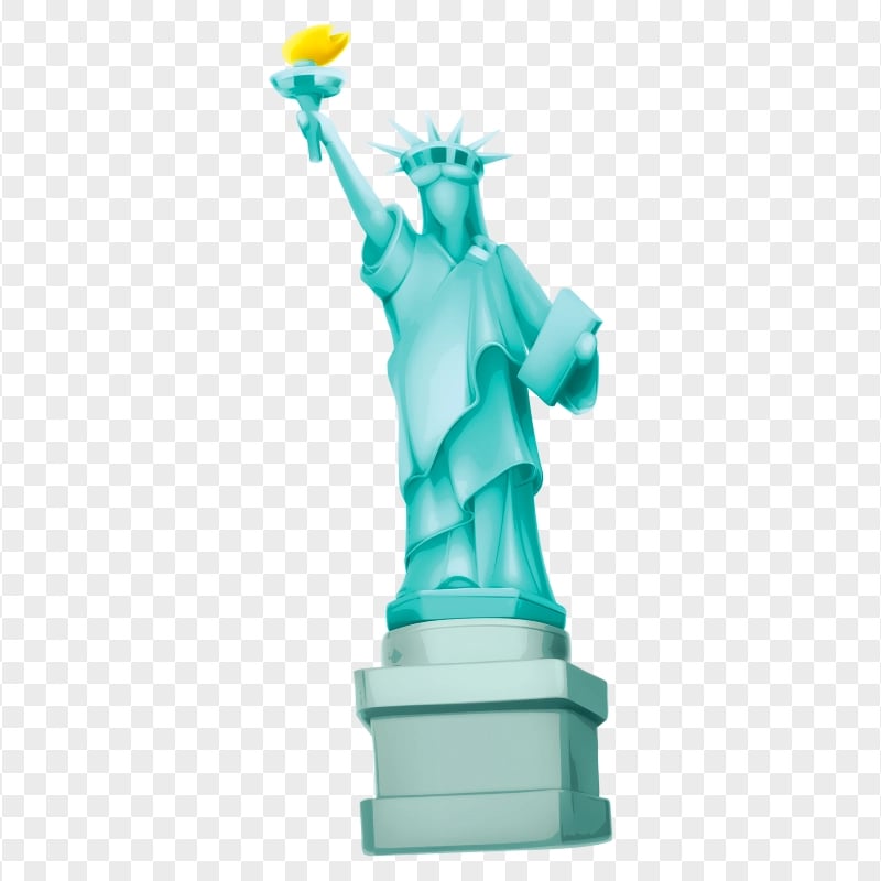 Liberty Statue Cartoon Illustration Monument HD PNG | Citypng