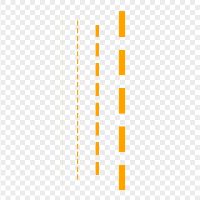 Four Orange Dashed Lines PNG IMG | Citypng