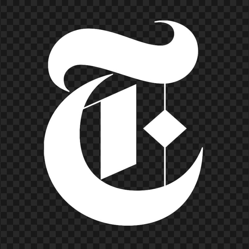 The New York Times White Logo HD PNG | Citypng