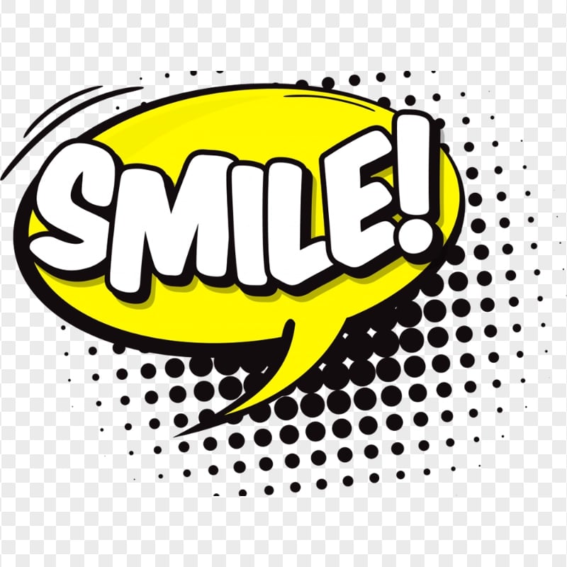Smile Expression Comic Stickers Pop Art | Citypng