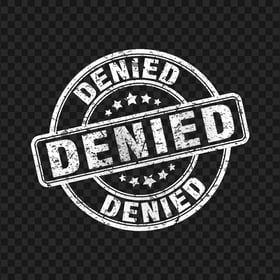 Round Denied Stamp Icon | Citypng