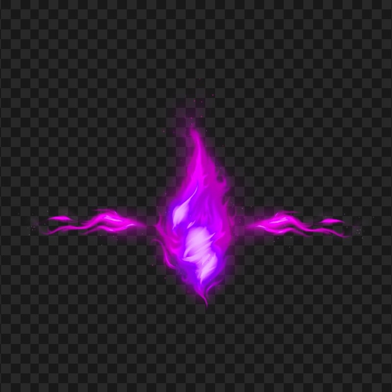 Purple Fire Flame Aura Sparks Effect PNG Image | Citypng