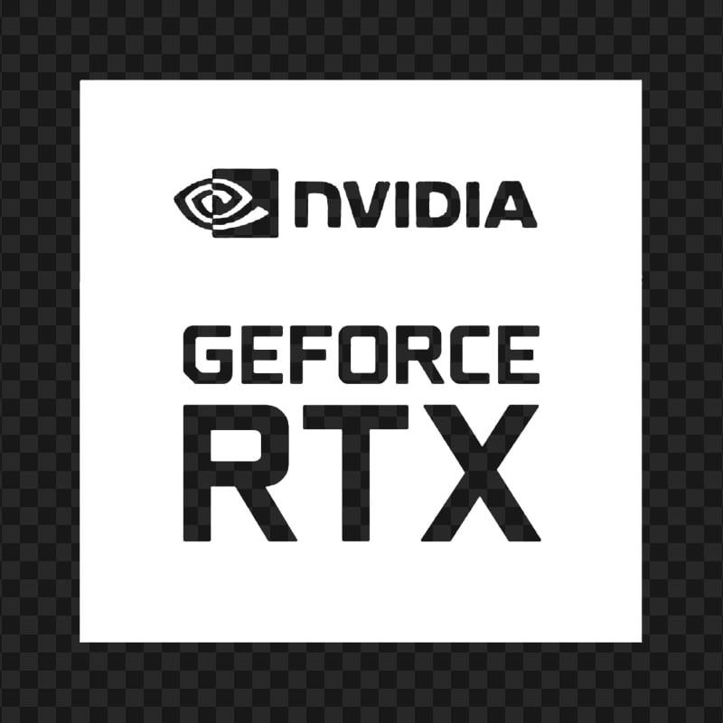 Nvidia Geforce Rtx White Logo Icon | Citypng