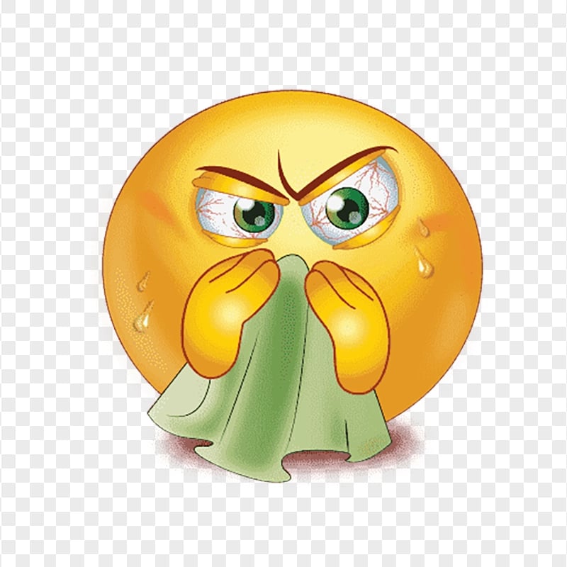 Running Nose Yellow Emoji Sick Has Common Cold | Citypng