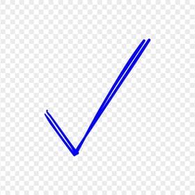 HD Blue Tick Mark Icon Symbol Sign Transparent PNG | Citypng