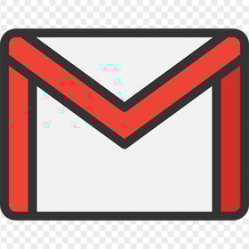 Red Round Gmail Logo Icon Vector | Citypng