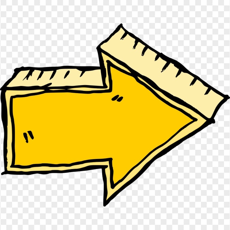 Cartoon Clipart Arrow Point Right 3D Comic Style | Citypng