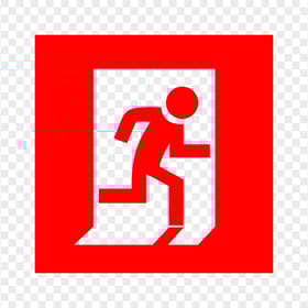 HD Green Emergency Evacuation Fire Exit Sign PNG | Citypng