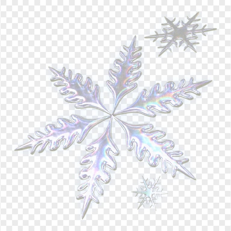 Christmas Winter Snowflake Glass HD PNG | Citypng