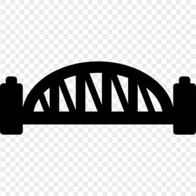 FREE Harbour Bridge Sydney White Icon PNG | Citypng