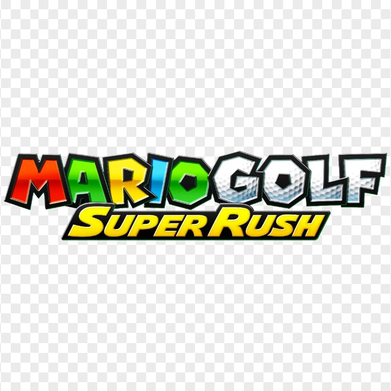 HD Mario Golf Super Rush Logo PNG | Citypng