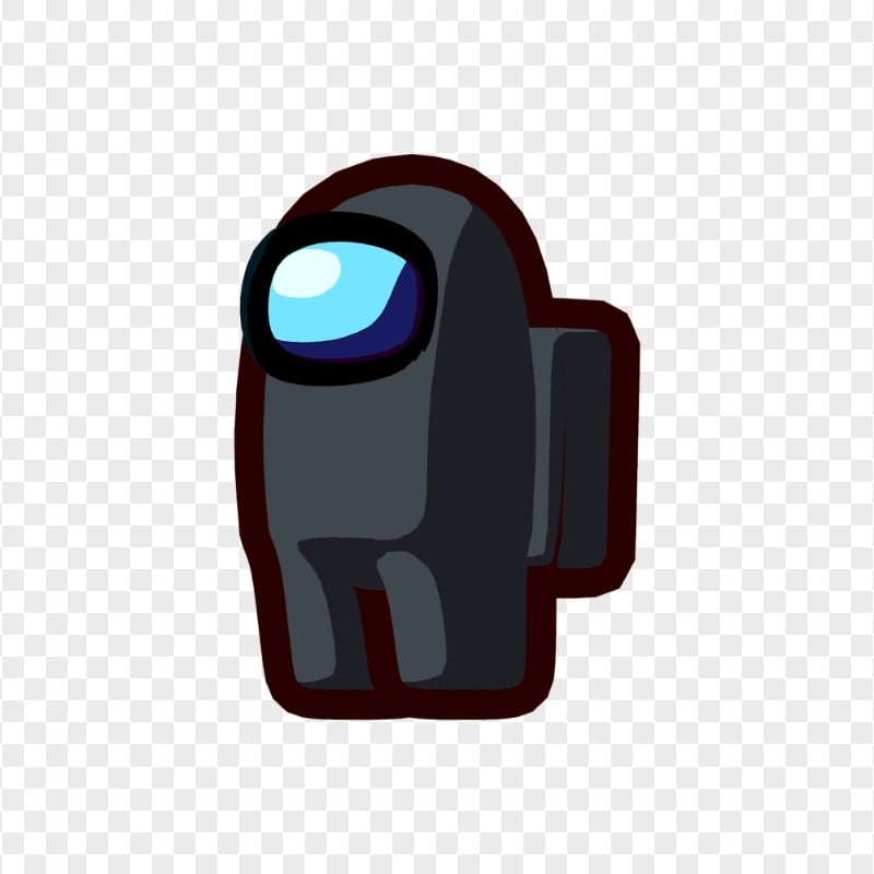 HD Black Among Us Character PNG | Citypng