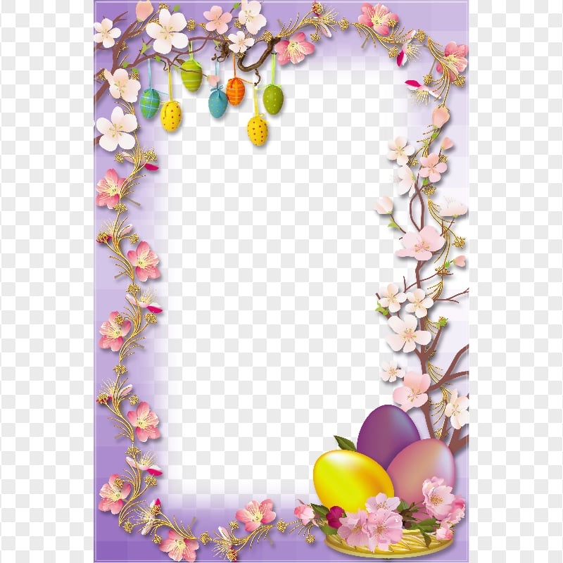 Clip Art Easter Egg Frame HD Transparent Background | Citypng