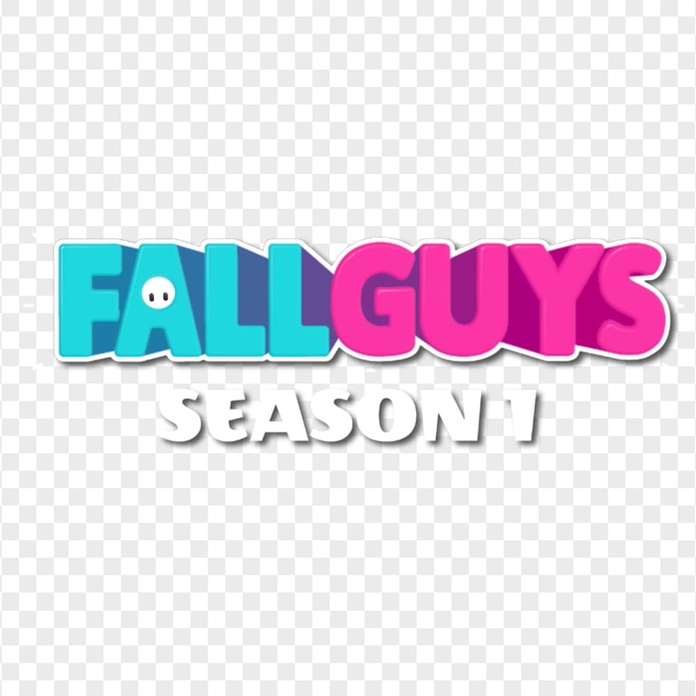 HD Fall Guys Season 1 Horizontal Logo PNG | Citypng