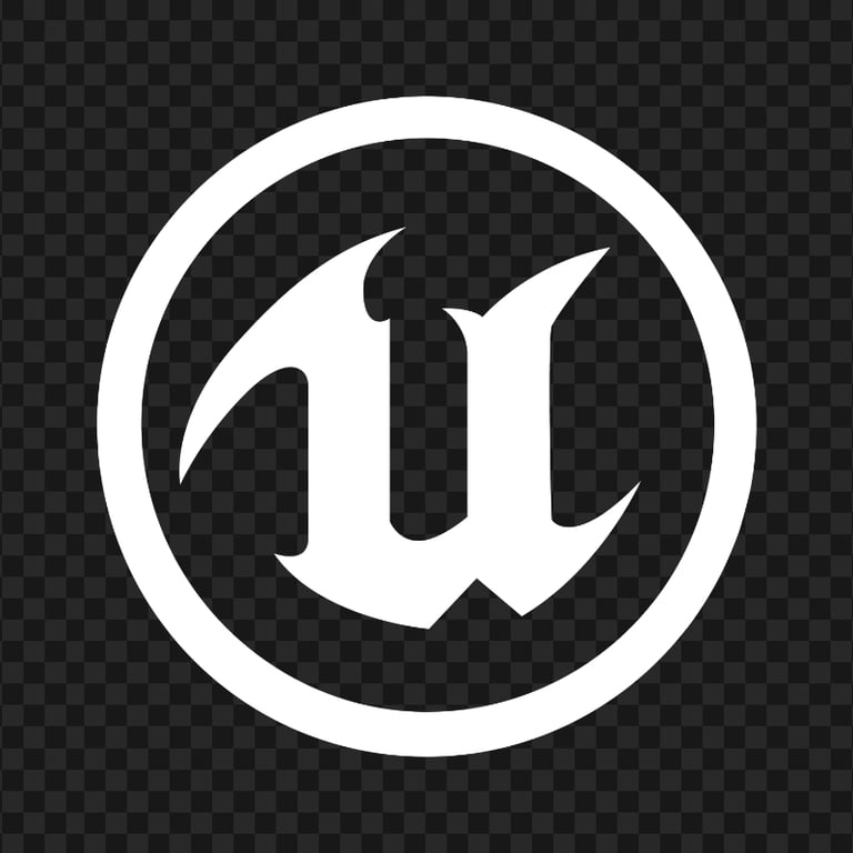 HD Unreal Engine White Logo Icon PNG | Citypng