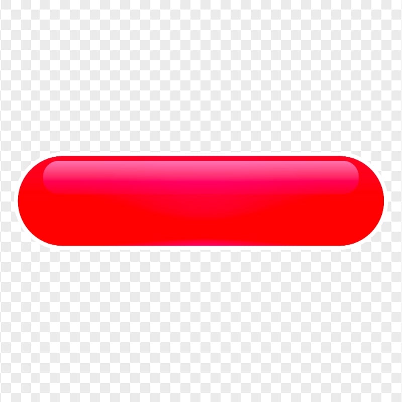 Glossy Red Web Button HD PNG | Citypng