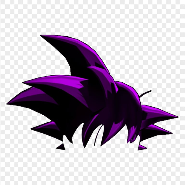 HD Dragon Ball Z Purple Hair PNG | Citypng