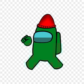 HD Red Among Us Mini Crewmate Character Baby Red Beanie Hat PNG | Citypng