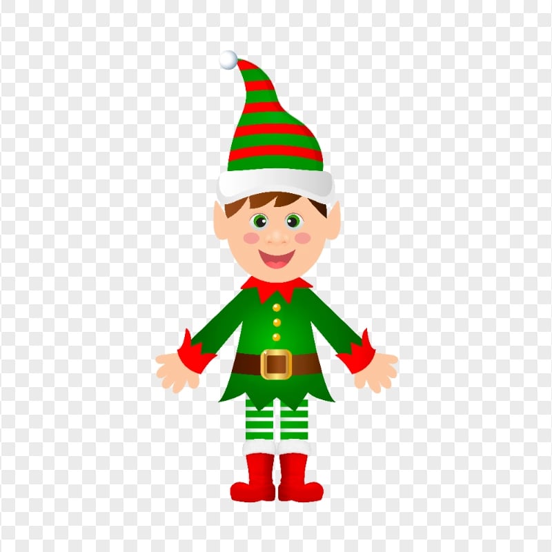 Cartoon Clipart Christmas Elf Transparent Background | Citypng