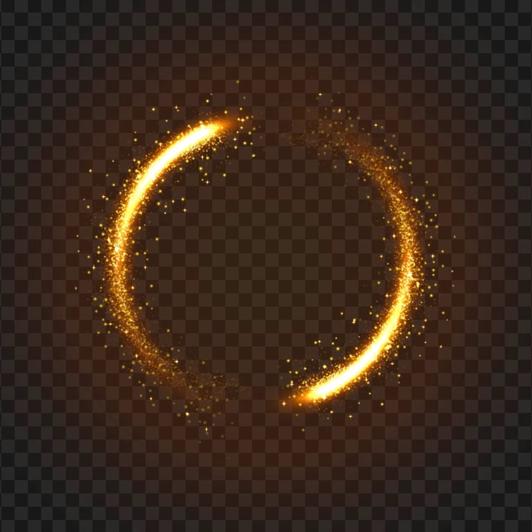 HD Sparks Line Circle Light PNG | Citypng