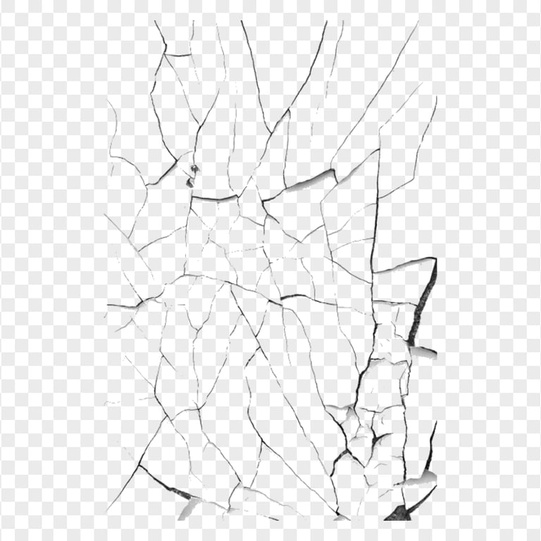 HD Crack Broken Glass Mirror Effect PNG | Citypng