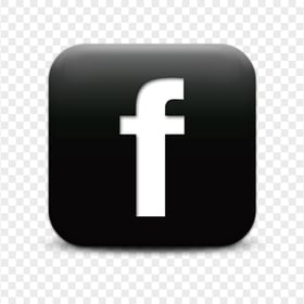 Black Facebook Fb Icon Logo Stamp Effect | Citypng