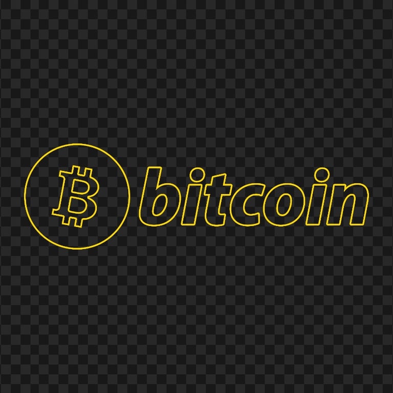 HD BTC Bitcoin Text Logo PNG | Citypng