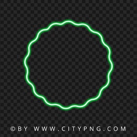 Green Gradient Outline Circle PNG | Citypng