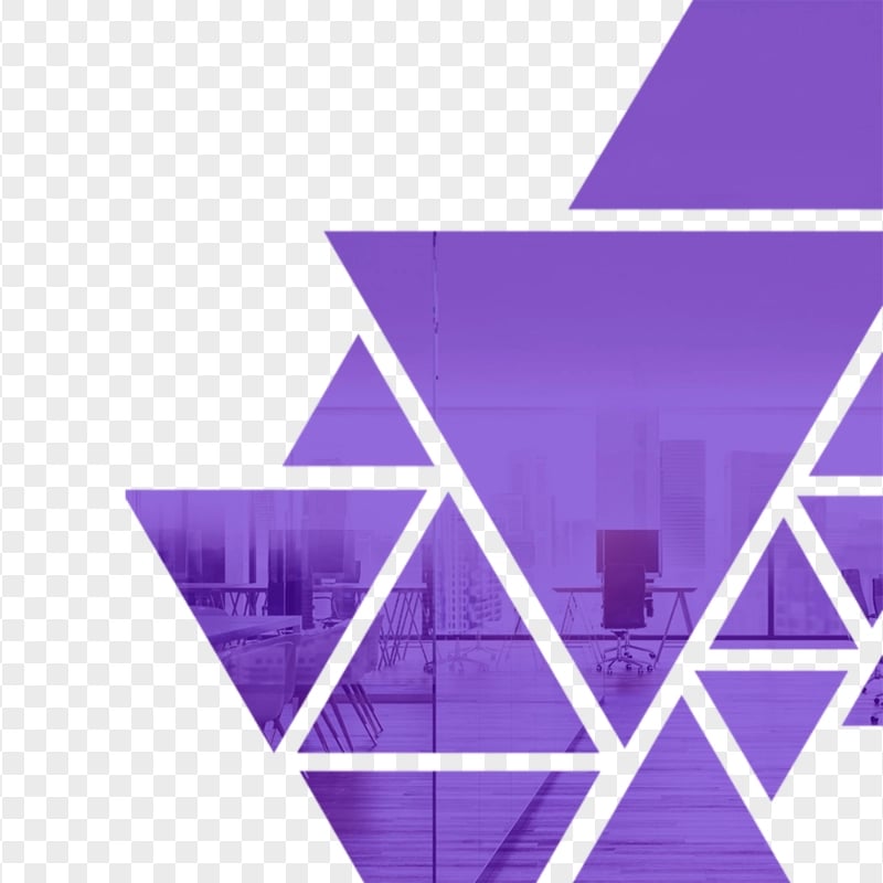 Download Purple Aesthetic Triangles Abstract PNG | Citypng