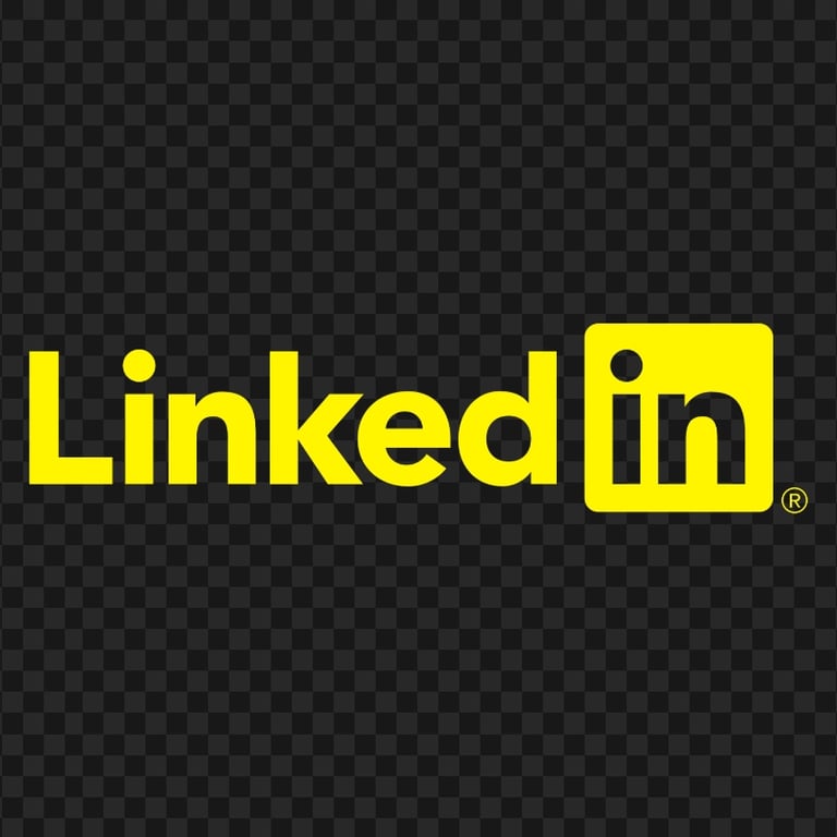 HD Linkedin Yellow Logo Transparent Background | Citypng
