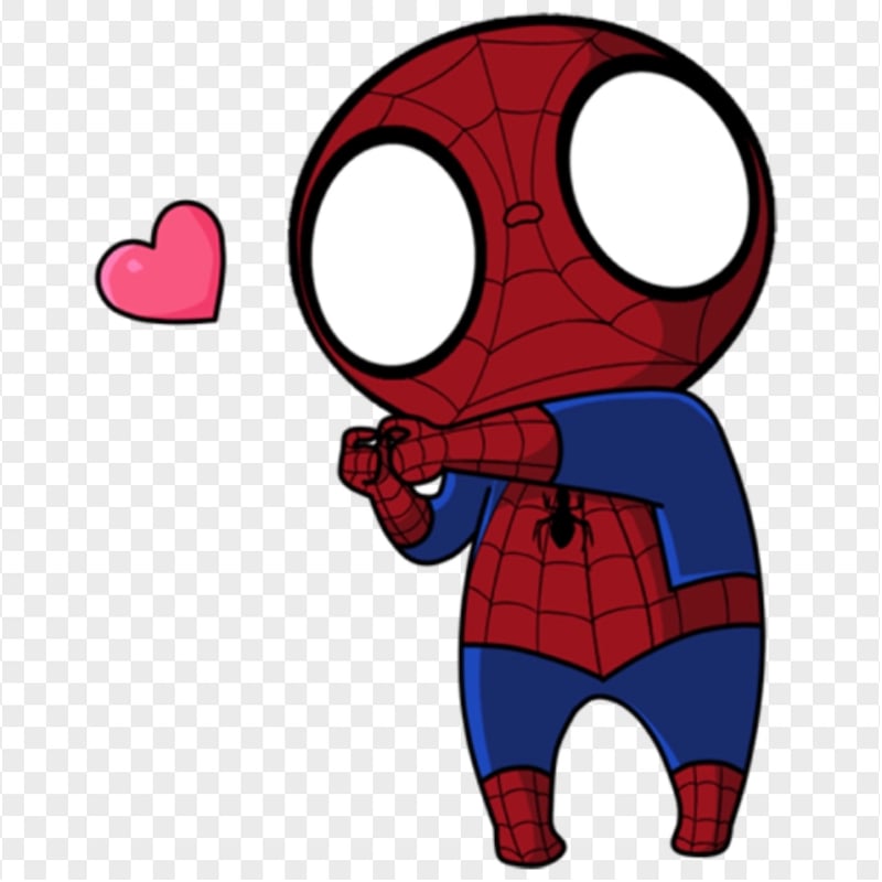 Spiderman Chibi Drawing