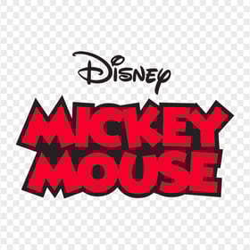 HD Mickey Mouse Name Logo PNG | Citypng