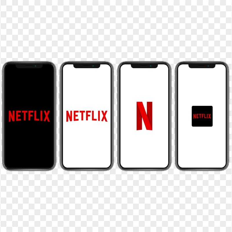 Group Of Iphone X Contains Netflix Logos | Citypng