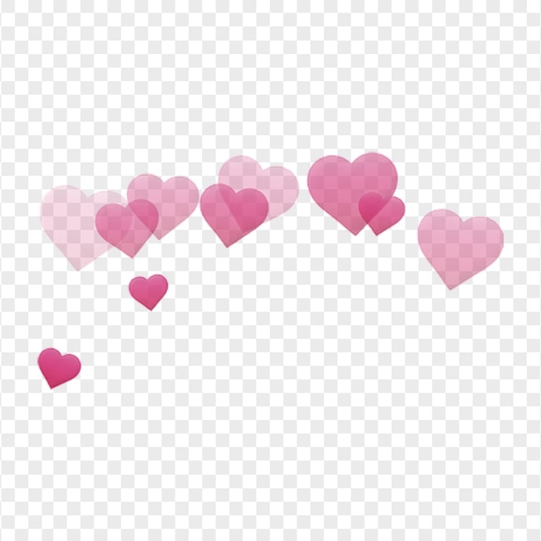 Pink Minimal Romantic Heart PNG | Citypng