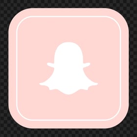 HD Snapchat Black & Pink Square App Logo Icon PNG Image | Citypng