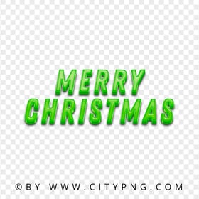 HD Green Merry Christmas Calligraphy Text Logo PNG | Citypng