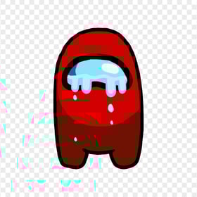 HD Brown Among Us Crewmate Front View Crying PNG | Citypng