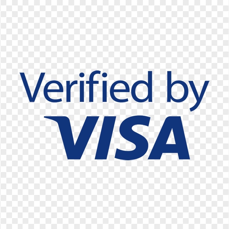 HD Verified By Visa Blue Logo Text PNG | Citypng